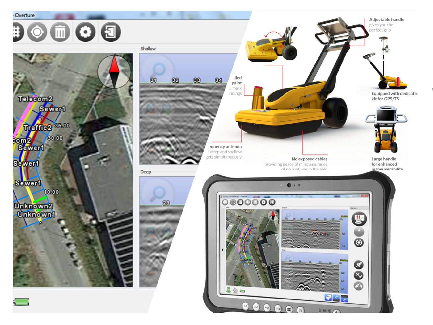 Ground Penetrating Radar (Underground Utilities Detector) Model: Opera ...